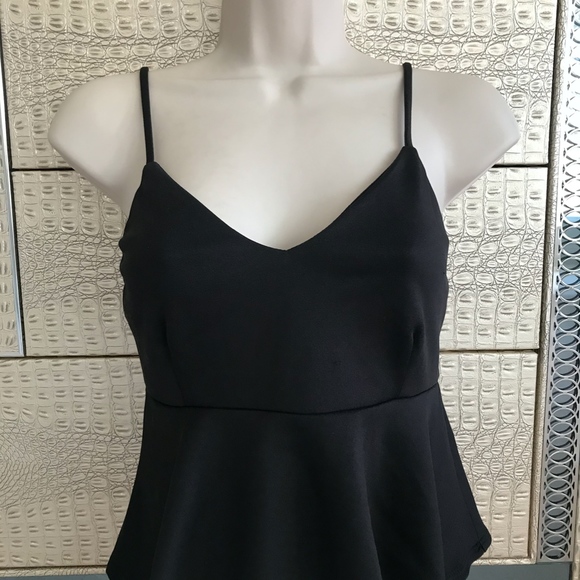 2B Bebe | Tops | 2b Bebe Crop Triangle Flare Top | Poshmark